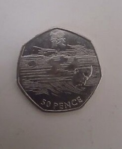 Olympic swimming 50p aquatics Commemorative coin. | eBay