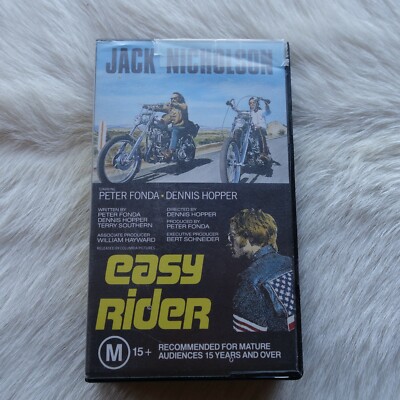 EASY RIDER Movie VHS Jack Nicholson Peter Fonda Cult Movie Motorcycle ...