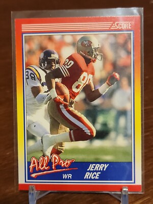 1990 Score Jerry Rice #590 HOF | eBay