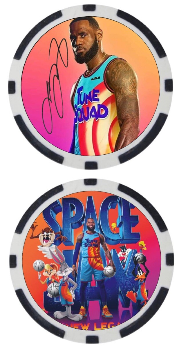 LEBRON JAMES - SPACE JAM - POKER CHIP - ***SIGNED*** | eBay