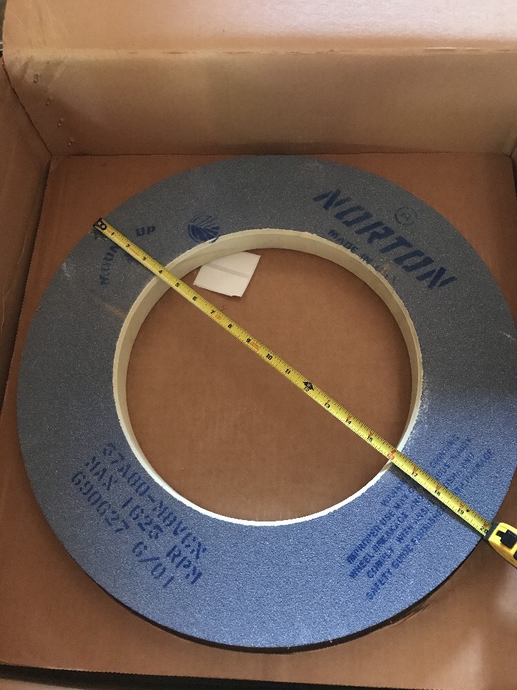 Norton 57A80-M8VCN 20" Alundum Grinding Wheel 20-1/2 20x1-1/2"x12" for ...