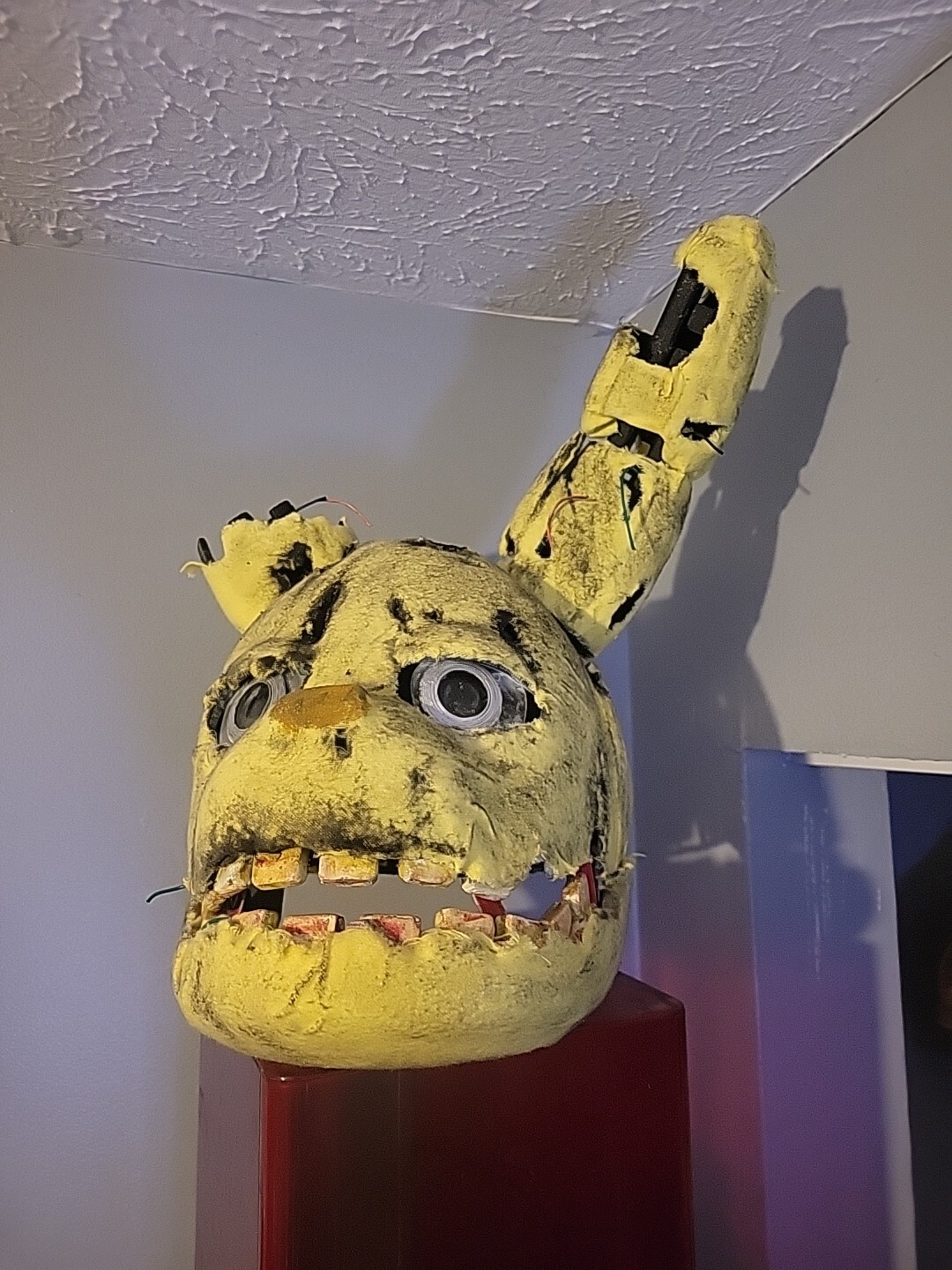 Fnaf Spring Trap Helmet 3d Printed