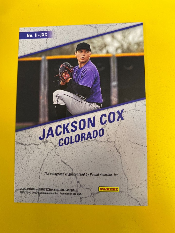 RS22628 2023 Elite Extra Edition Jackson Cox Impact Impressions Auto | eBay
