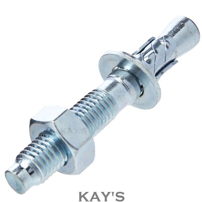 PALLET RACKING FLOOR BOLTS GROUND CONCRETE THROUGH BOLT ANCHOR FIXINGS ...