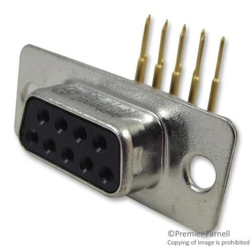 CONNECTOR, D SUB, RCPT, 9POS, D Subminiature Connectors, L77DFE09S1AON ...