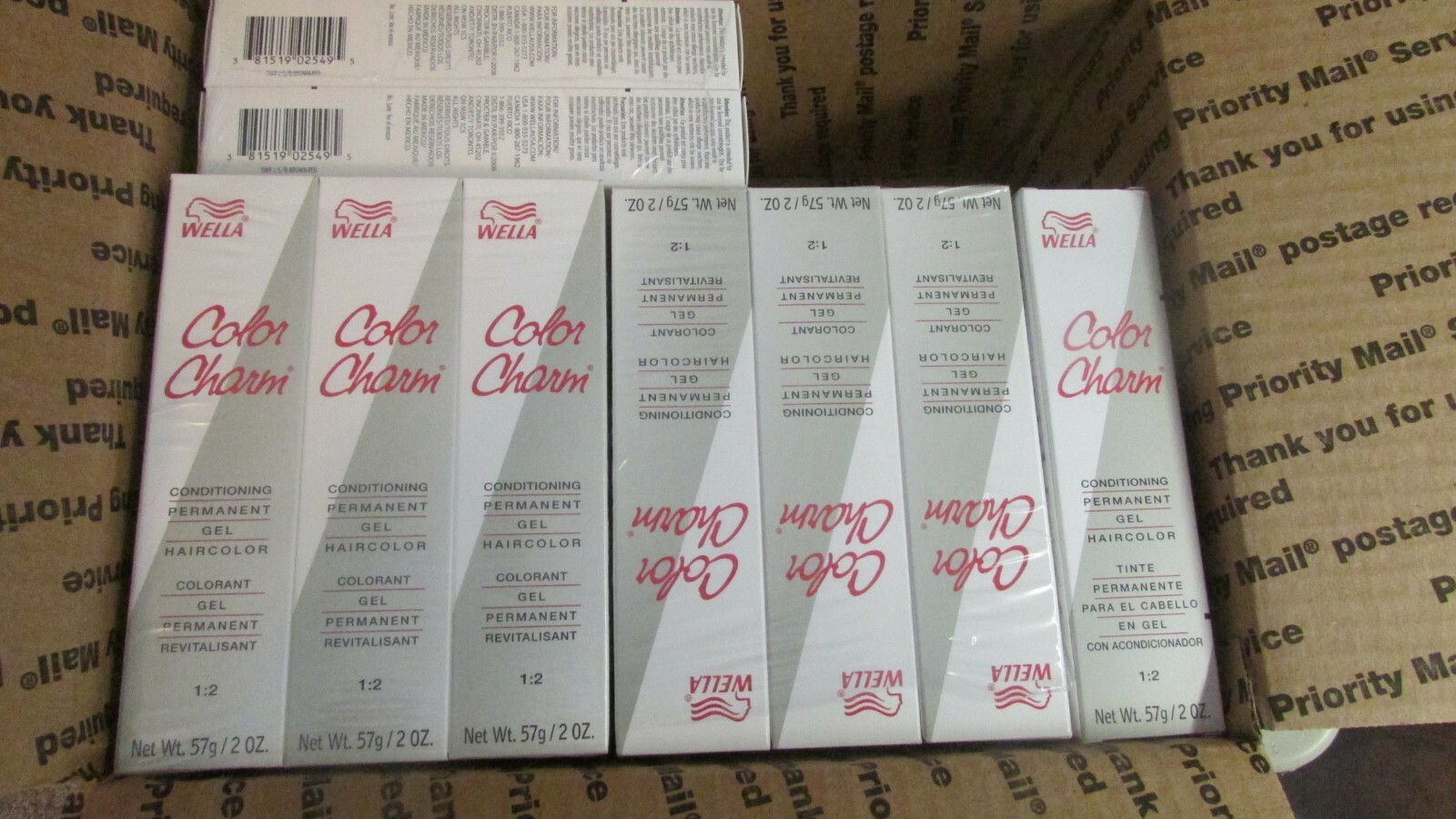 Lot of 34 Wella Color Charm Conditioning Permanent Gel Haircolor - 5WR ...