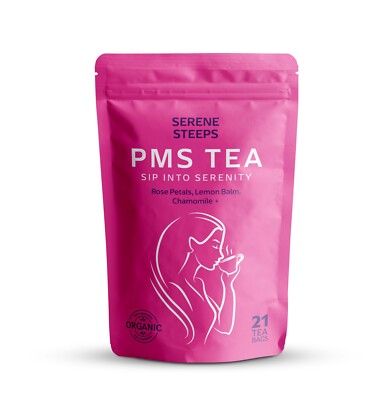 PMS Tea - Serene Steeps PMS Tea for Period Wellness and Relief from PMS ...