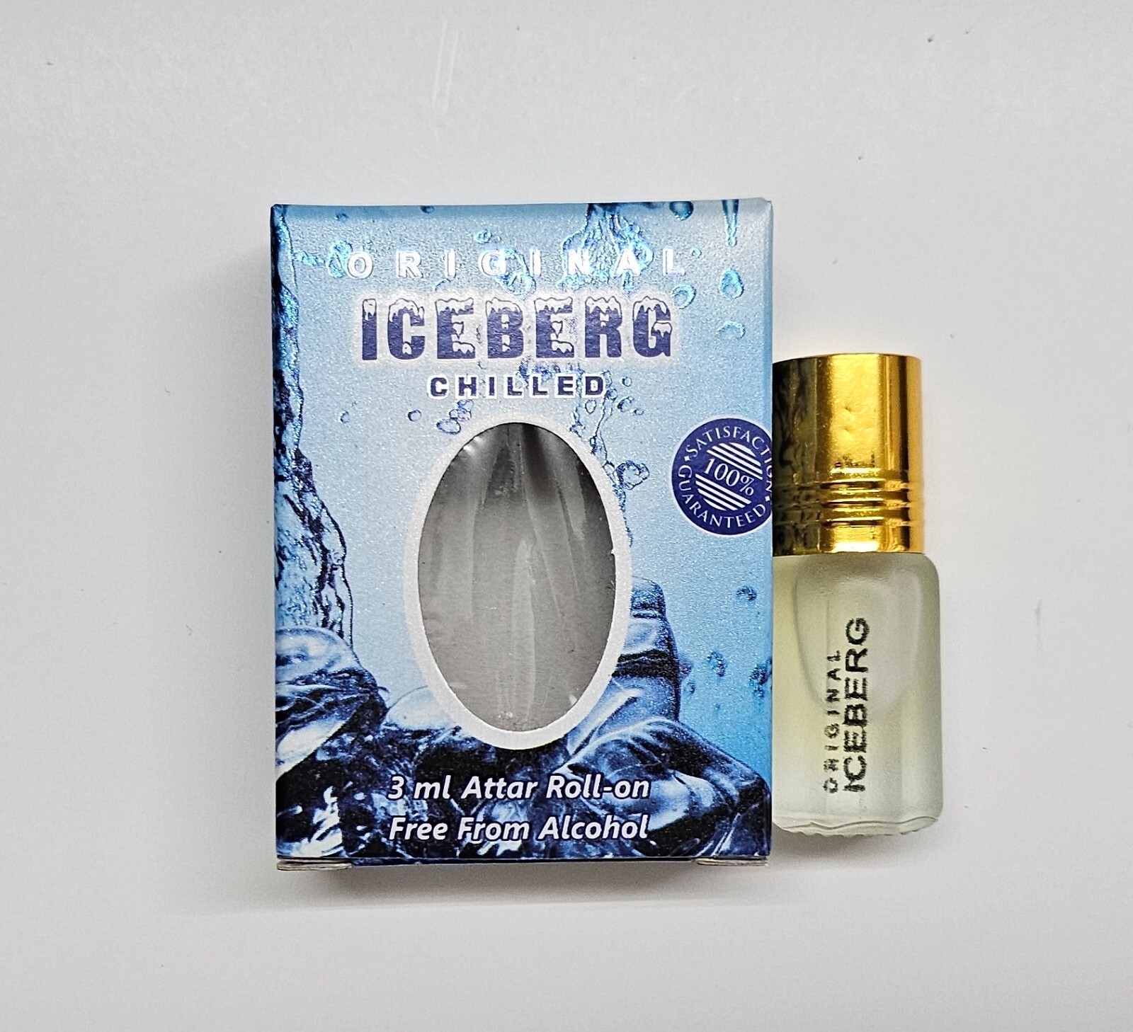 Al Nuaim Iceberg Chilling Attar No Alcohol Perfume Body Oil Long ...