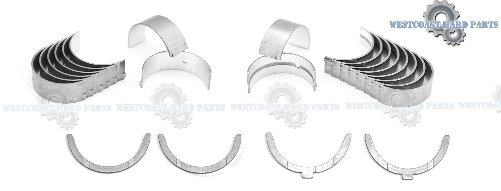 83-85 TOYOTA Corolla 1.6L 4AC 4ALC SOHC Engine Main Rod Bearings Thrust ...