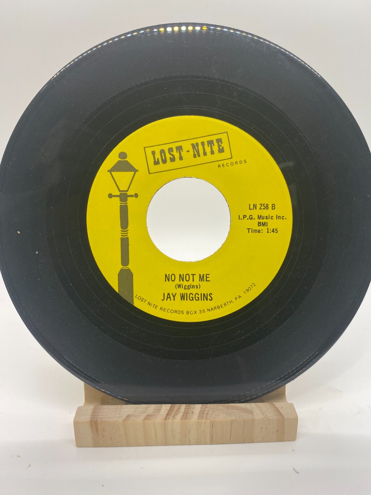 JAY WIGGINS No Not Me / Sad Girl LOST-NITE 258 RE 45 7" VINYL | eBay