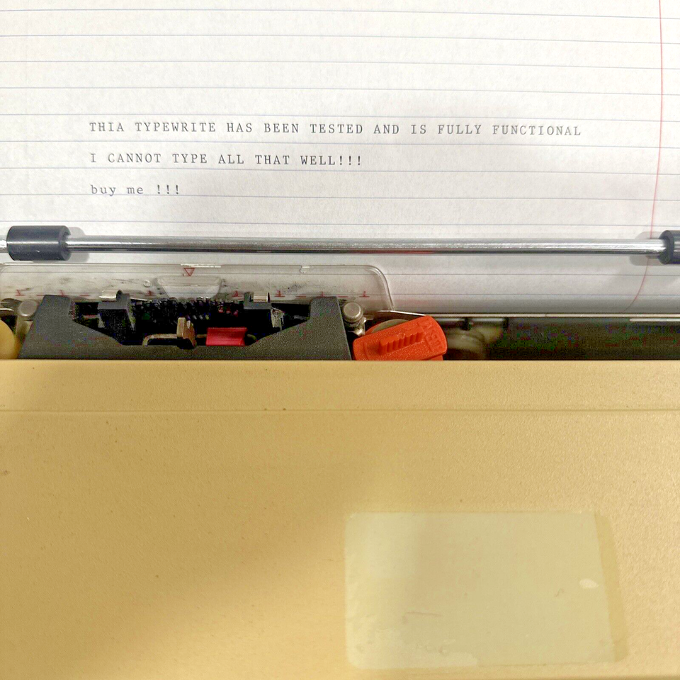 VINTAGE IBM ACTIONWRITER 1 ELECTRIC TYPEWRITER 6715-001 Daisy Wheel ...