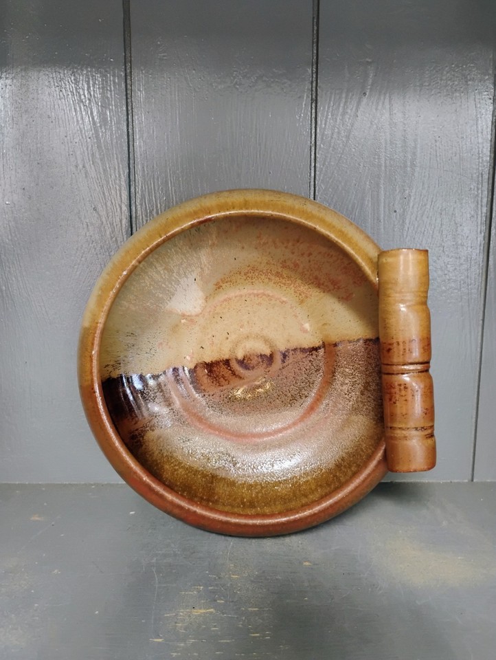 Rinny Ryan Fla. Handcrafted Studio Pottery Brown Noodle Bowl Modern ...