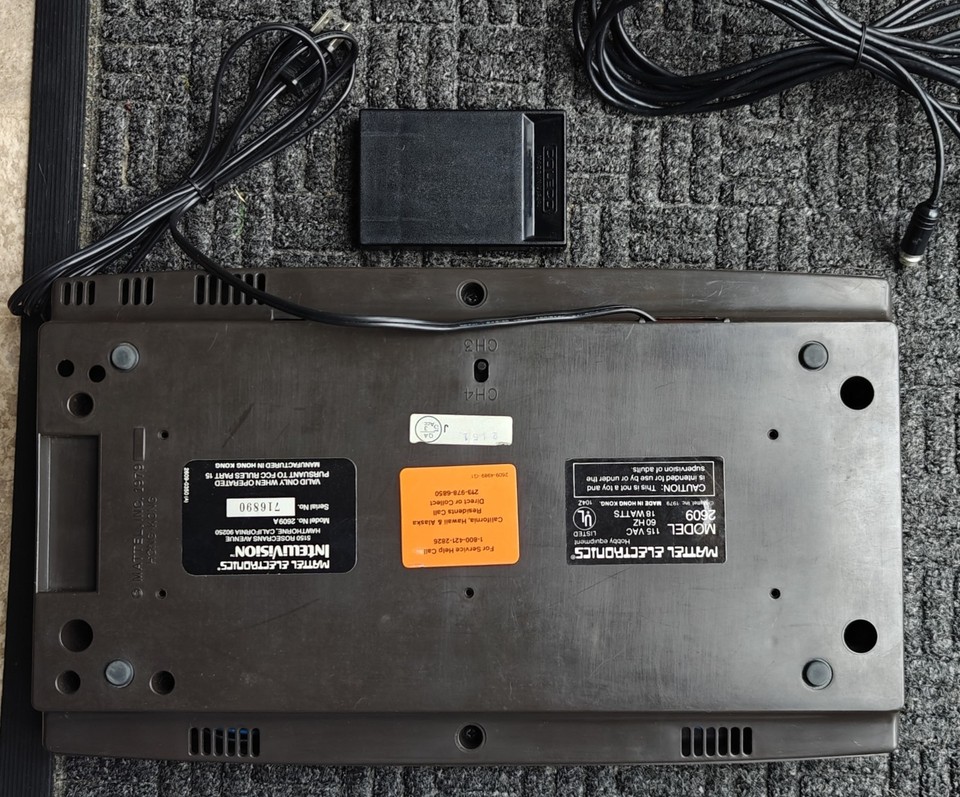 Mattel Intellivision Console w/ Donkey Kong Game, Working, Box, Read ...