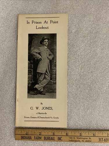 IN PRISON AT POINT LOOKOUT Original Civil War Virginia Confederate P.O ...