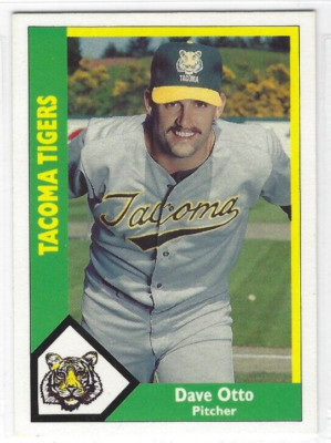 1990 CMC Tacoma Tigers (Triple-A Oakland Athletics) Dave Otto | eBay
