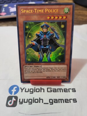 Yu-Gi-Oh Space Time Police GENF 1st Edition Ultra Rare Light Played | eBay