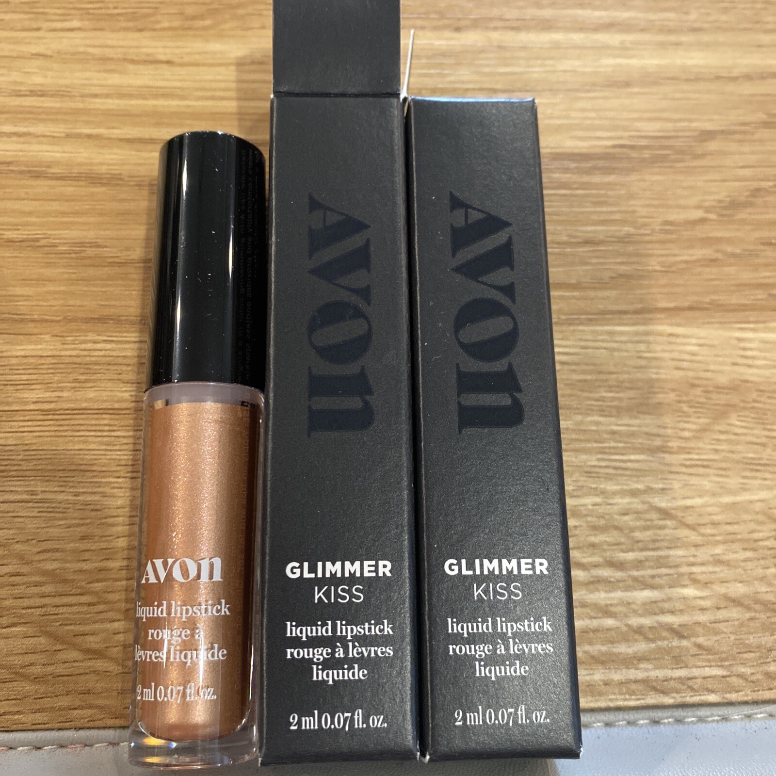 Avon Glimmer Kiss Liquid Lipstick Sand Opal Gel Cream Shimmer for sale ...