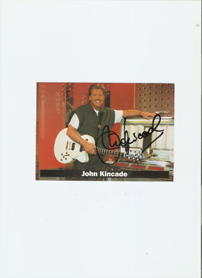 John Kincade - Autogrammkarte, Original Signiert, Musik International ...