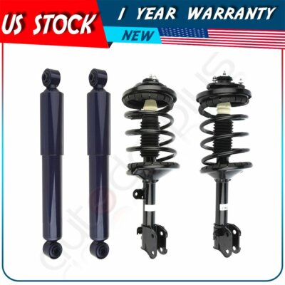 For 06-08 Honda Pilot 4x Front Strut & Coil Springs Assembly Rear ...