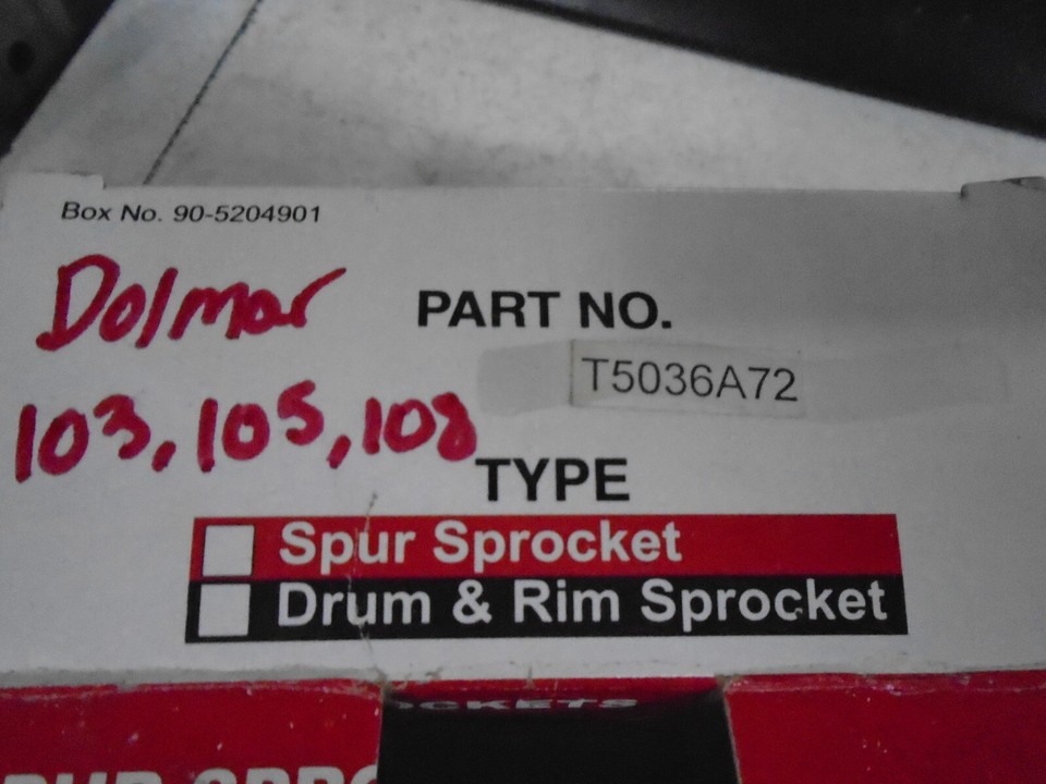 Dolmar / Sachs Sprocket 3/8- 7 Dolmar Models 103 105 108 rim type | eBay