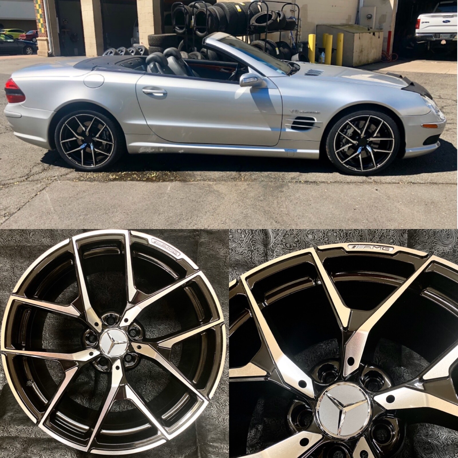 19/8.5 19/9.5 19 INCH WHEELS RIMS FITS MERCEDES C300 C250 C350 C400 C ...