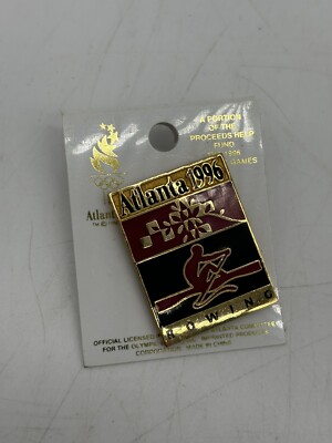 Olympic Memorabilia Atlanta 1996 Rowing Vintage Tack Pin | eBay