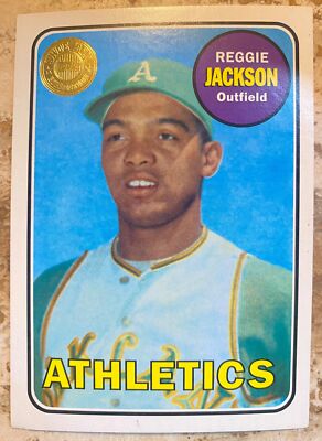 Reggie Jackson Athletics Topps 2003 Shoe Box Collection Baseball Card ...