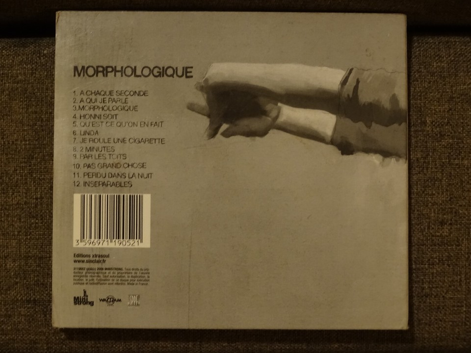CD / ALBUM - SINCLAIR -MORPHOLOGIQUE - DIGIPACK - 2006 | eBay