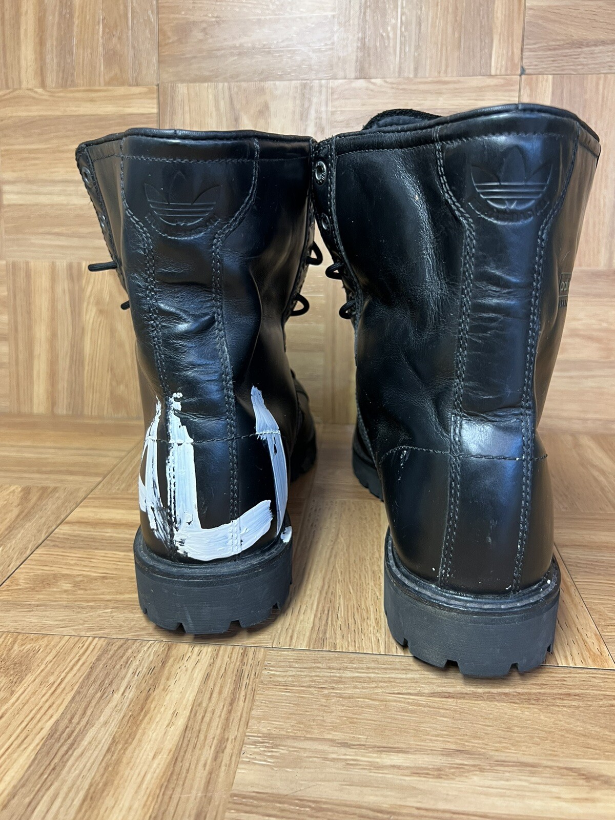 RARE🔥 Adidas X Muhammad ALI Boxing Leather Boots Sz … - Gem