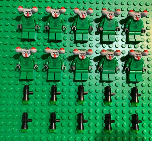 LEGO Space Police Alien X10 Minifig MINT With Blasters | eBay