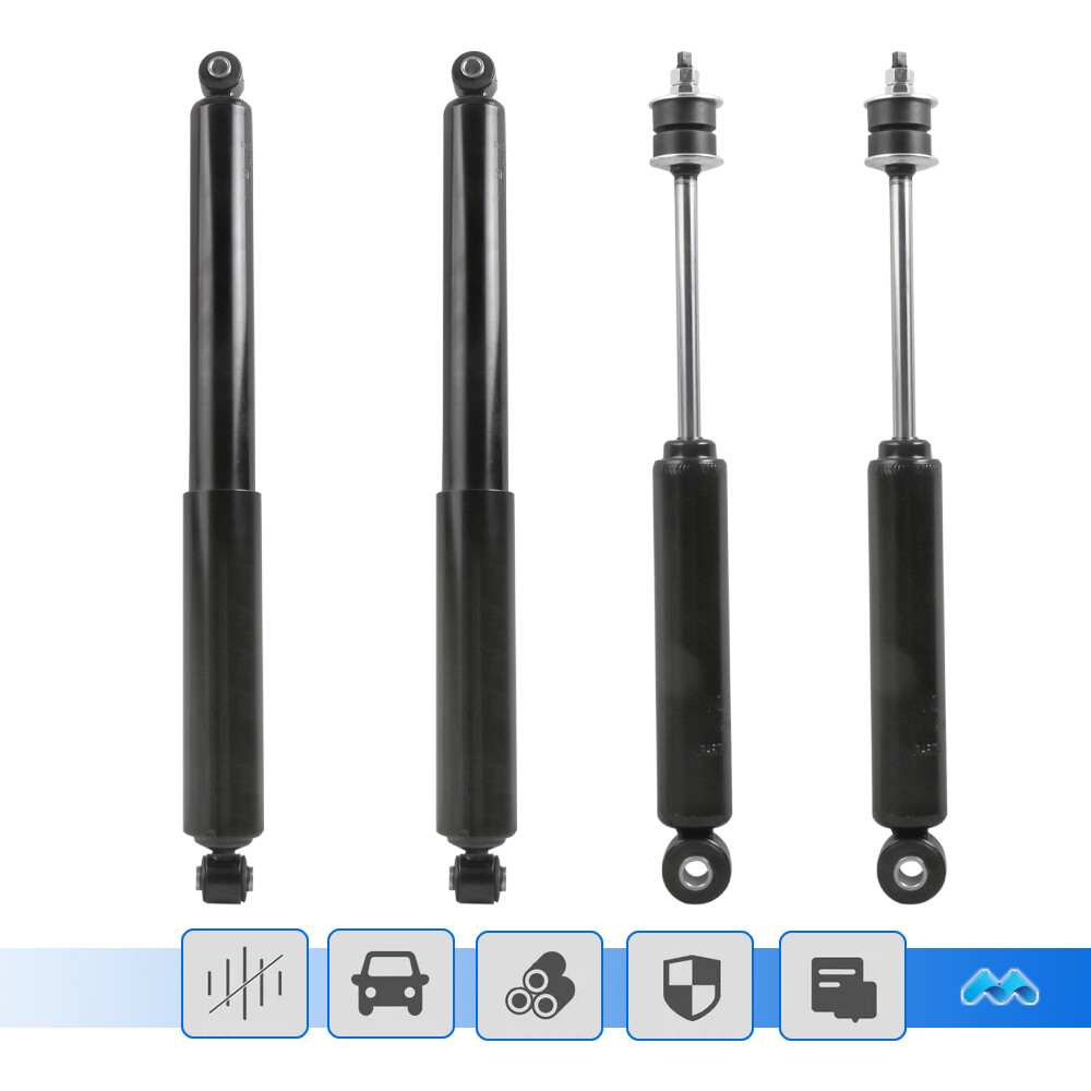 Box(4) Front & Rear Shocks Struts Fit 97-04 Dodge Dakota 98-03 Durango ...