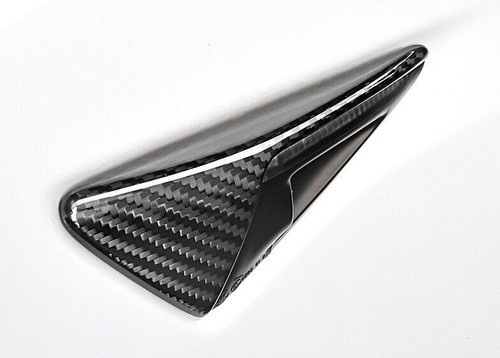 For Tesla Model X S 2012-21 Dry Carbon Fiber Side Fender Outer Camera ...