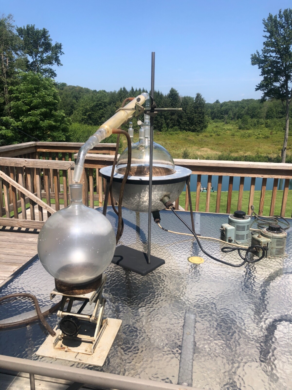 Vintage glass Hungarian pálinka distillation kit. DIY moonshine ...