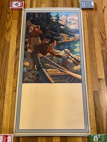 Vintage original calendar A thrilling Moment hunters looks Philip ...