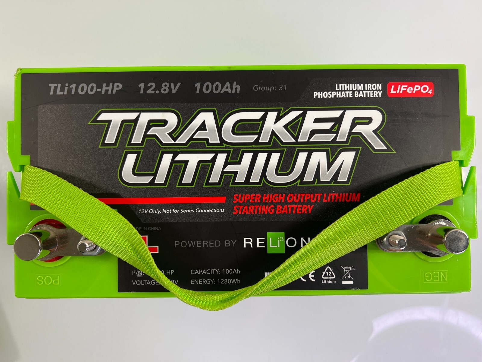 TLi100-HP Tracker Lithium Super High Output Deep Cycle Battery 12.8v ...