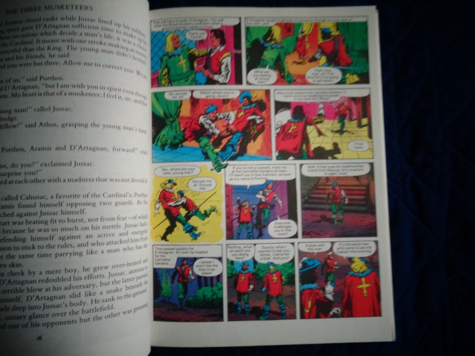 THE THREE MUSKETEERS - Alexander Dumas - CLASSIC and COMICS - HC | eBay