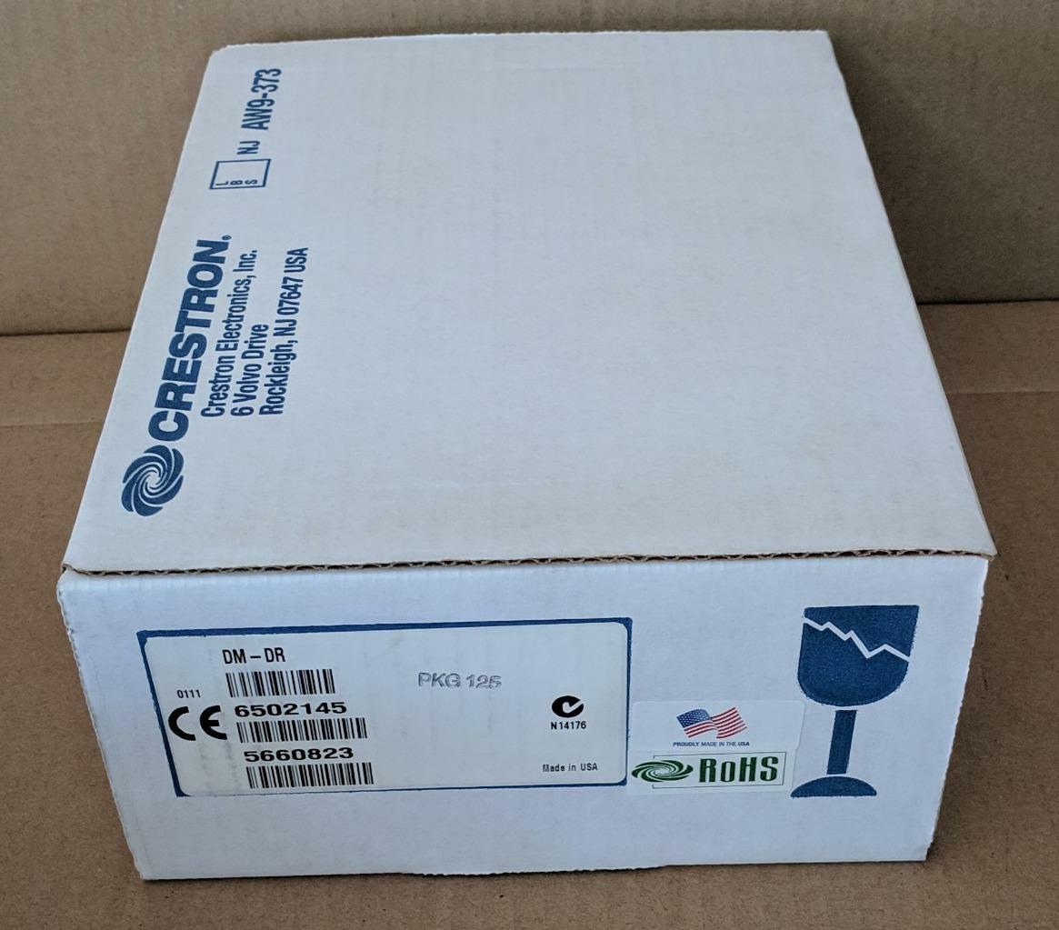 TT Crestron DM-DR Digital Media CAT Repeater Extender Single Mode Room ...