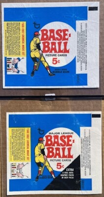 1969 Topps Baseball (Lot of 8) Different Wax Pack Wrappers | eBay