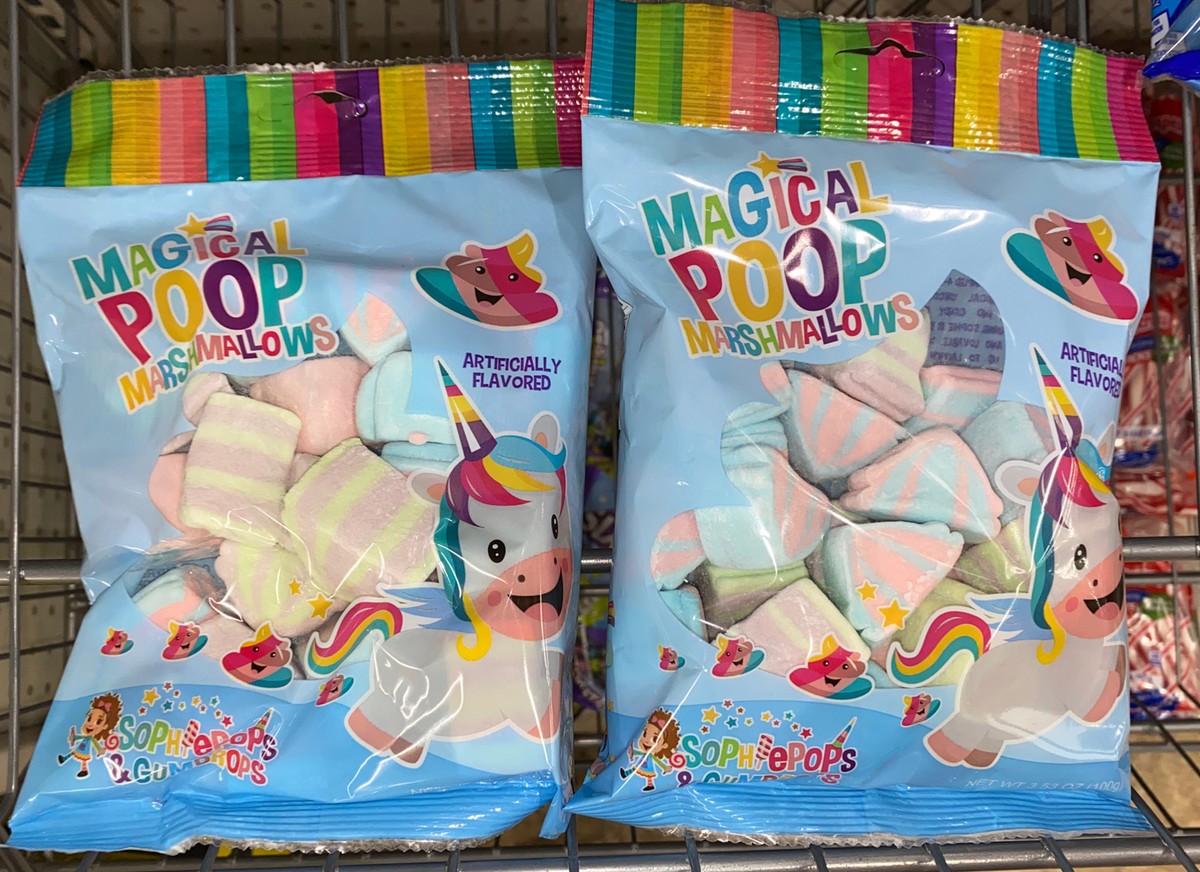 Marshmallows Unicorn Pooping Magical Unicorn Poop Lollipop – Sweet