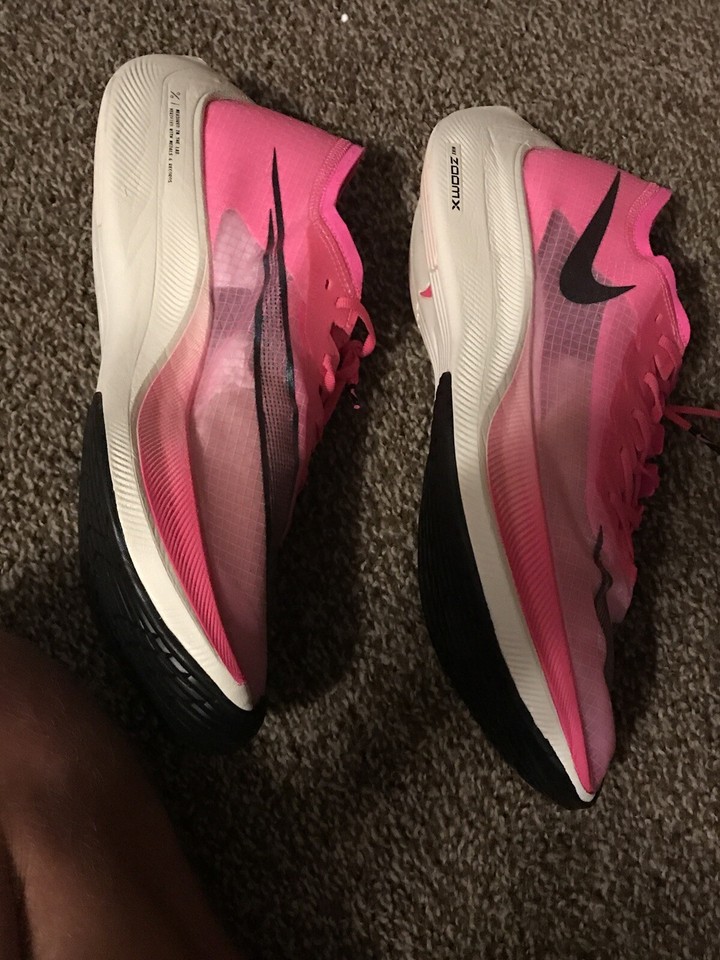 New! Nike Air ZoomX Vaporfly NEXT% M11.5 Pink Marathon Running Shoe ...