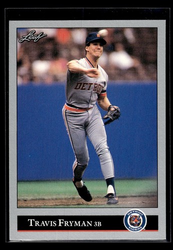 1992 Leaf Baseball #304 Travis Fryman Mint+ Detroit Tigers | eBay