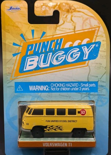 Jada Toys 2021 - Punch Buggy/Slug Bug - Volkswagen T1 Van (School Bus ...
