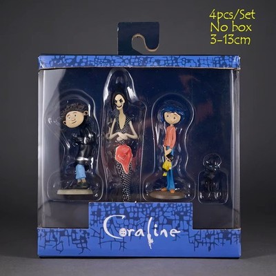 Coraline Model Dolls Toys 3-13cm Figure Coraline, Cat, Wybie, Other ...