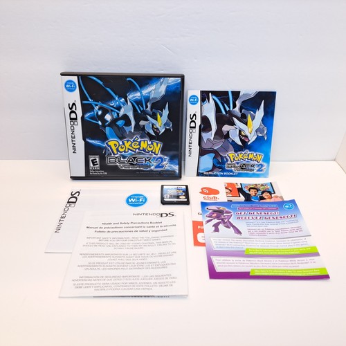 Pokemon Black Version 2 (Nintendo DS, 2012) Cib Complete TESTED ...