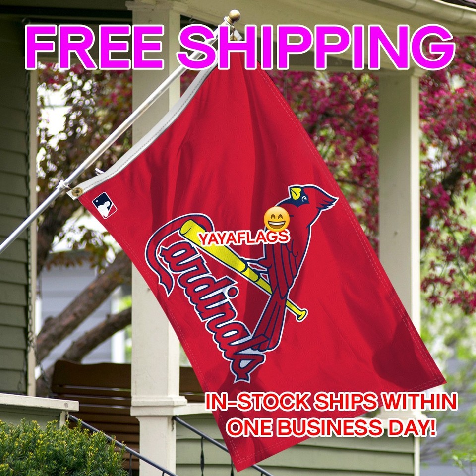 St. Louis Cardinals Flag Large 3x5 Banner Logo Baseball MLB FREE ...