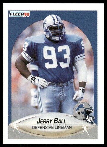 1990 Fleer #276 Jerry Ball Detroit Lions Football Card | eBay