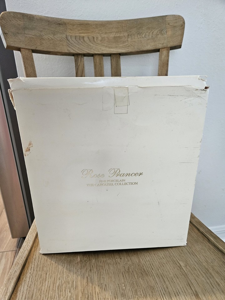 Rose Dancer Princeton Gallery Porcelain Carousel Horse With Original ...