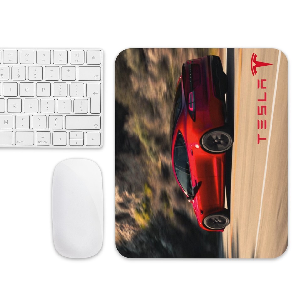 Tesla MODEL S Electric Cars -Mouse Pad NEW 9.5" x 7.75" Non Slip Tesla ...