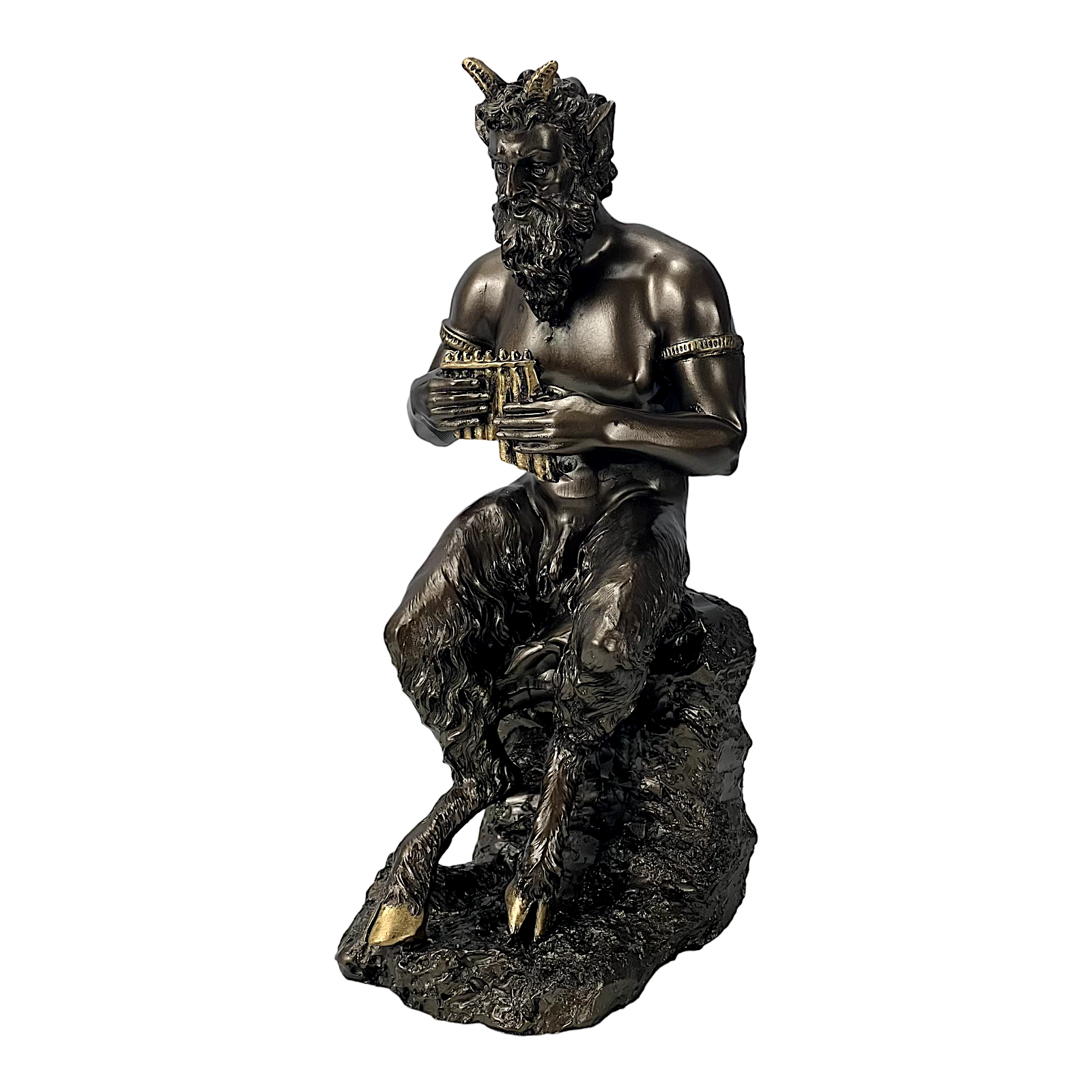 PAN Satyr Greek Nude God of Nature Faunus Statue Sculpture Bronze ...