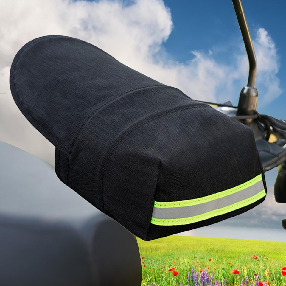 Motorbike Motorcycle Handlebar Waterproof Windproof Gloves Hand Cover ...